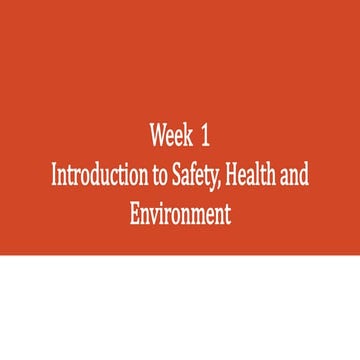 PPT 1- week 1- module 1-safety engineering | PDF