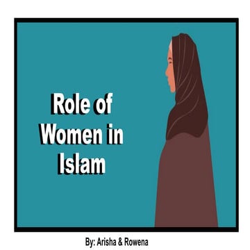 role of women in islam. powerpoint presentation. | PPTX | Islam | Religion & Spirituality