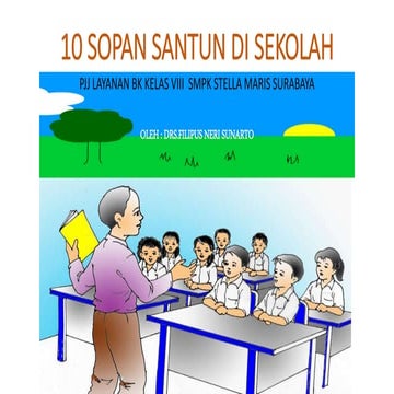 Ppt 10 sopan santun di sekolah 2 | PPTX