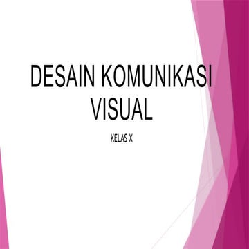 materi ajar tentang desain komunikasi visual | PPTX