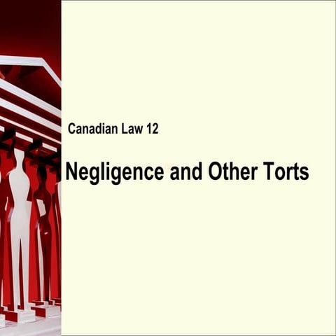 PPT 12 - Negligence and Tort FYI SELF STUDY.pdf