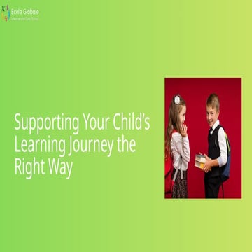 Supporting Your Child’s Learning Journey: Effective Parenting ...
