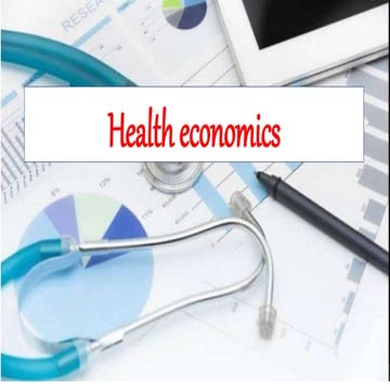HEALTH ECONOMICS | PPTX
