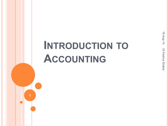 Accounting | PPT | Credit Cards | Personal Debt