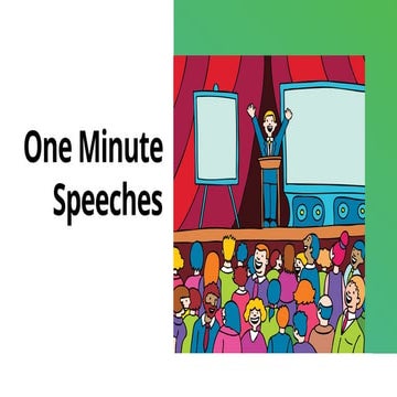 PPT 1 Minute Speech -fdsfsdBSEI.pptxfsfsafsa | PPT