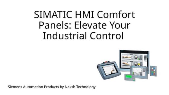 Siemens HMI Making Your Operational Processes Easier | PPT