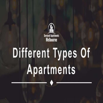 Different Types of Apartments | PPTX