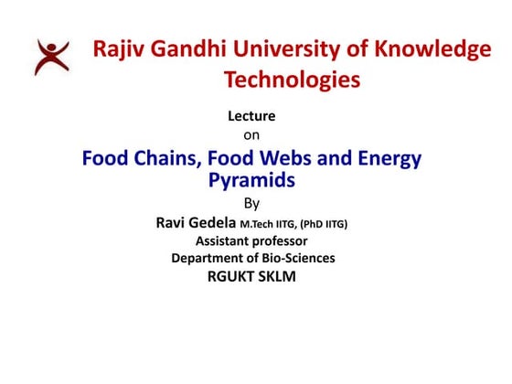 Food chain,food web, forest ecosystem | PPTX | Geography | Science