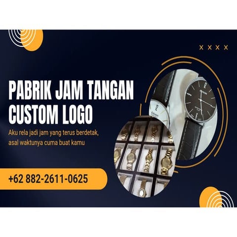 Jam Tangan Custom Logo, +62 882-2611-0625 | PPT