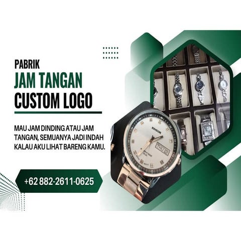 Jam Tangan Custom Foto, +62 882-2611-0625 | PPTX