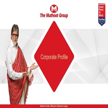 PPT2 muthoot finance and gives very detailed info | PPTX