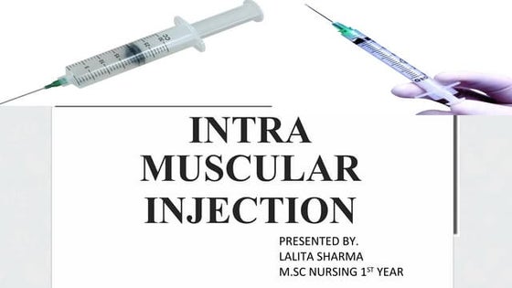 Injection administration ppt | PPT