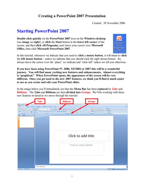 Outlook 2007 tutorial | PDF | Email | Internet
