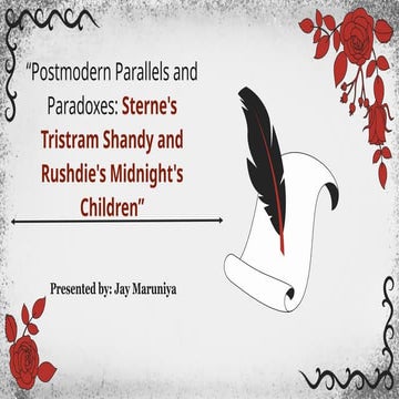 “Postmodern Parallels and Paradoxes: Sterne's Tristram Shandy and ...