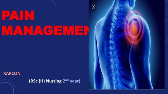 Nursing management of pain | PPT