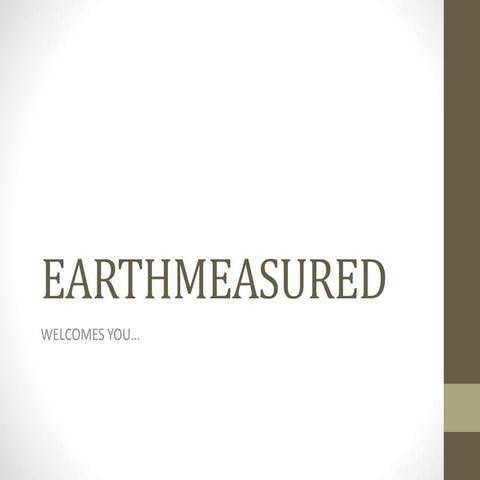 EARTH MEASURED - FLAT EARTH MAP | PPT