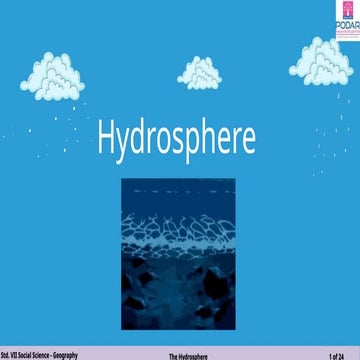 The Hydrosphere geography 7th sst .ppsx