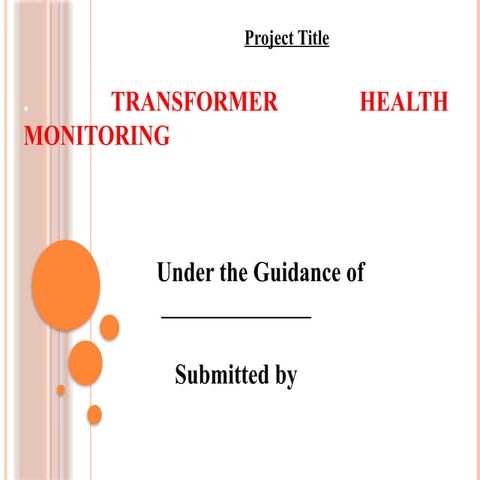 PPT 384 TRANSFORMER HEALTH MONITORING.pptx