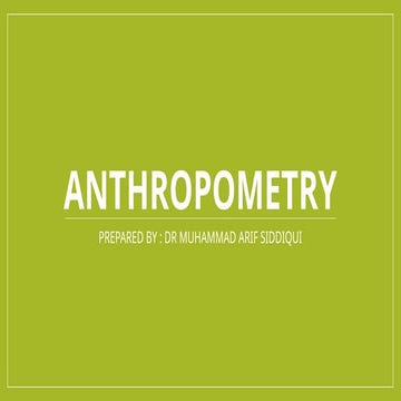 Anthropometrics and Ergonomics in Educational Spaces | PPTX
