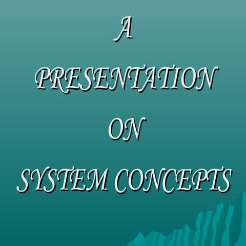 system concept ppt | PPT