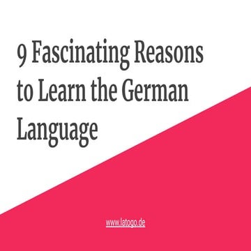 Introduction Of German Language. germanpptx | PPTX