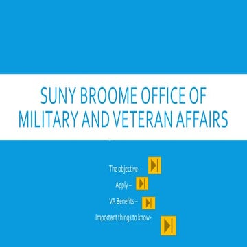 SUNY Broome VA Info | PPT