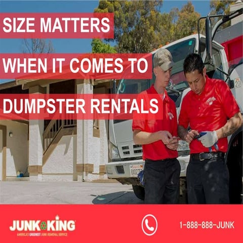 Size Matters When it Comes to Dumpster Rentals | PPT