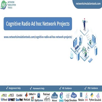 Cognitive Radio Ad hoc Network Projects Assistance | PPT