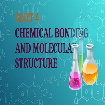 Chemical bonding, class XI, Bond parameters | PPTX