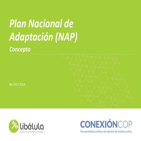 ¿Qué es un NAP? (Plan Nacional de Adaptación) | PPTX