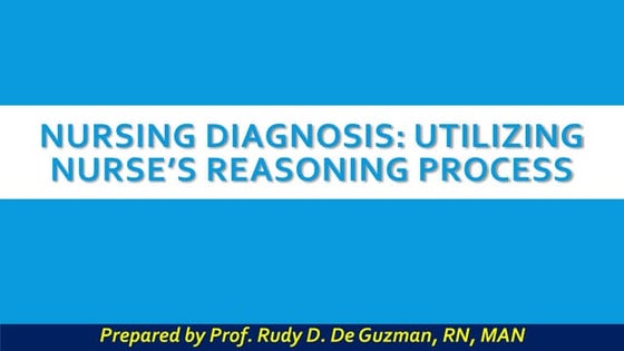 Types of NANDA-I Nursing Diagnosis | PPT