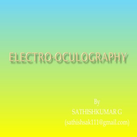 Electrooculography