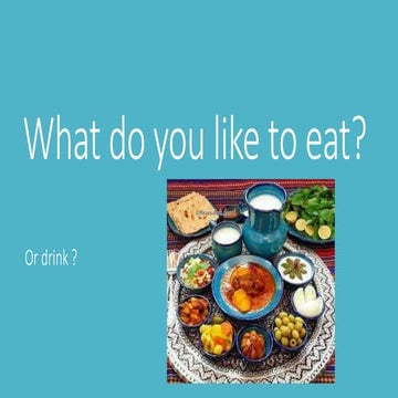 PPT 7 UNIT 3 LESSON ABOUT what do you-like to eat communicative ...
