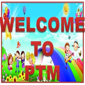 school ppt for ptm of class 2 of small kids of school | PPTX