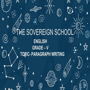 ENGLISH GRAMMAR WRITING SKILLS PARAGRAPH WRITING | PPT