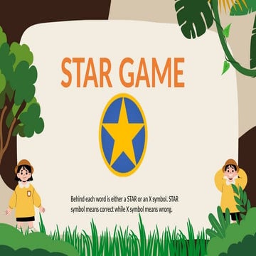 PPT 9 - Star Game.pptx can be used in teaching | PPTX