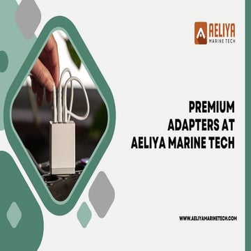 Premium Adapters At Aeliya Marine Tech.. | PDF