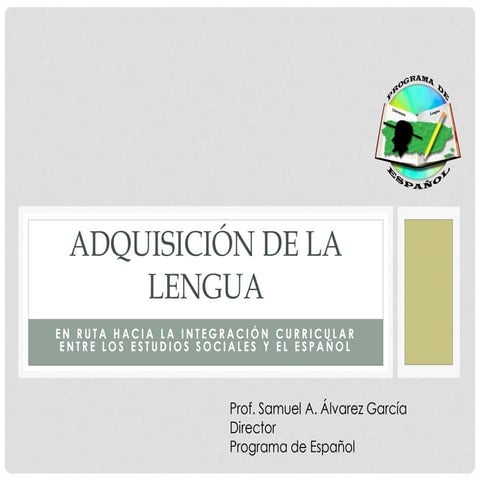 Adquisición de la Lengua | PPT