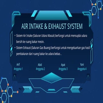 PPT BAB IV (AIR INTAKE DAN EXHAUST SYSTEM).pptx