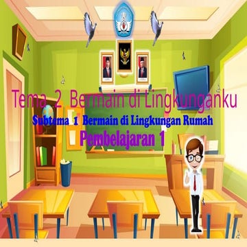 ppt tema 2 bermain di lingkunganku kelas 3 SD | PPT