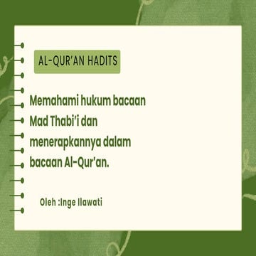 PPT - MAD THABI'I DAN MAD FAR'I | PPTX