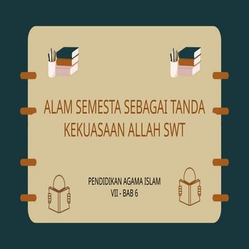 Alam semesta sebagai tanda kekuasaan Allah.pptx