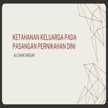 Pernikahan dini dalam islam menurut Yanti Tanjung | PPTX