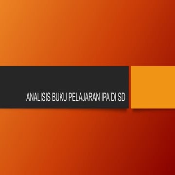 PPT ANALISIS BUKU PELAJARAN IPA DI SD.pptx