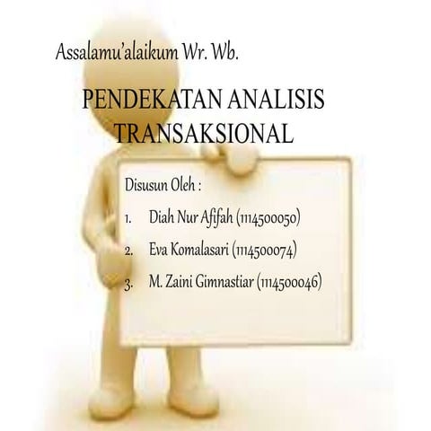 Ppt analisis transaksional | PPTX