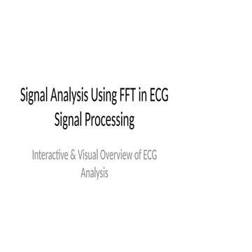 PPT and research on signal analysis and FFT.pptx