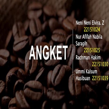 power point angket dan contoh angket penelitian | PPTX