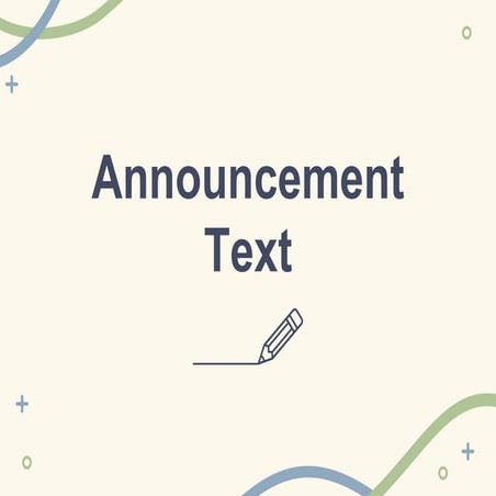 ppt Announcement Text of english junior student .pptx