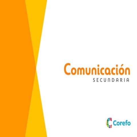 COREFO AULA VIRTUAL DEL AREA DE EDUCACION SECUNDARIA | PPTX