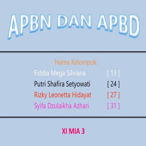 APBN dan APBD | PPTX